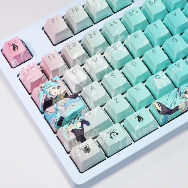 See Through Transparent Keycaps Set Backlit - Keysium