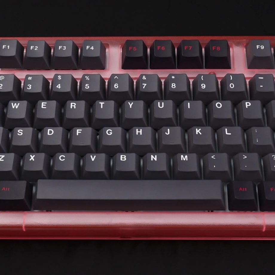 Evil Dolch Keycaps Set GMK Clone Devil Red Black - Keysium