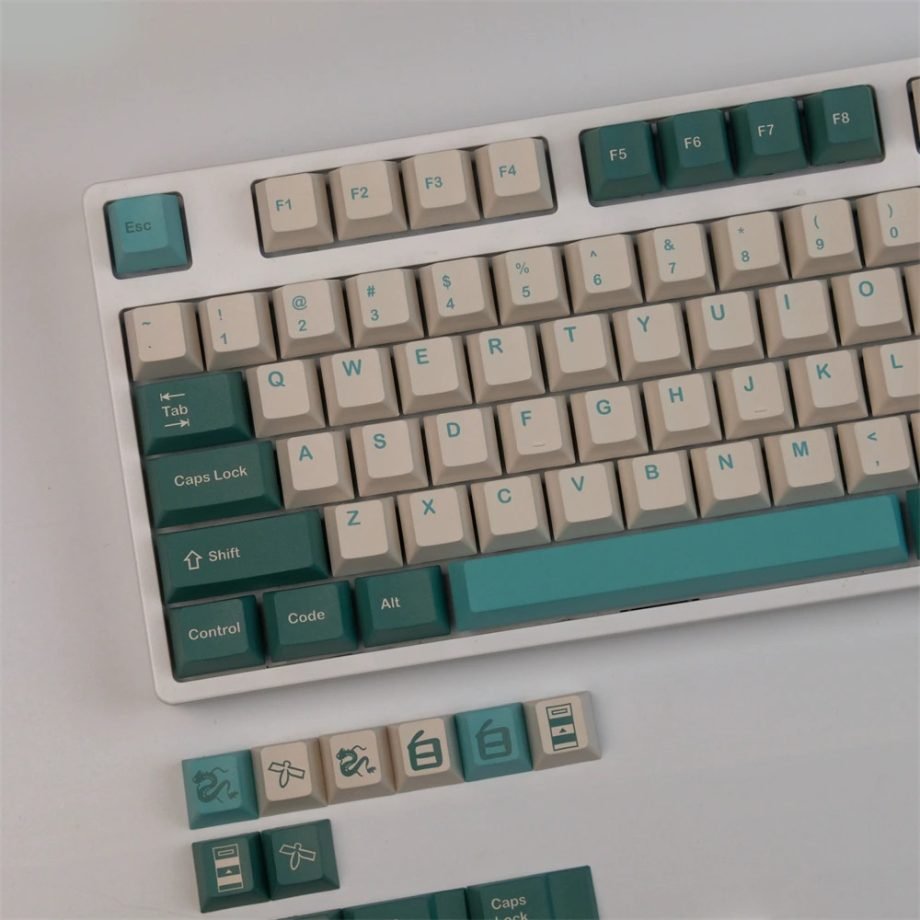 GMK Clone Haku Keycaps Set Spirited Away Anime - Keysium
