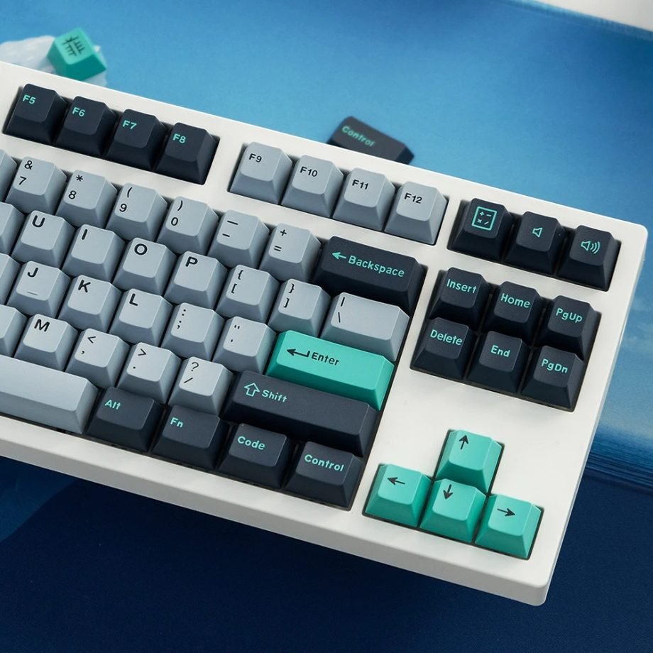 GMK Clone Hammerhead Keycaps Set Light Ocean Grey - Keysium