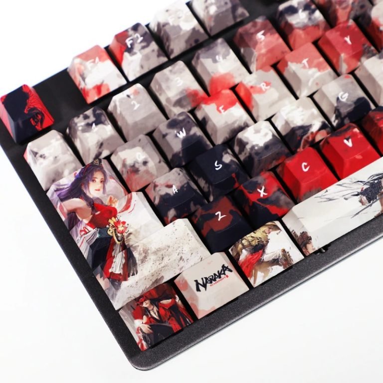 Backlit League Of Legends LOL Keycaps Set Gamer Black - Keysium