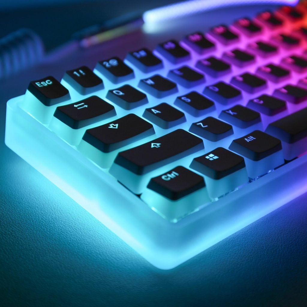See Through Transparent Keycaps Set Backlit - Keysium