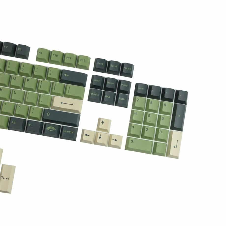 GMK Clone Terra Keycaps Set Avatar Earth Green PBT - Keysium