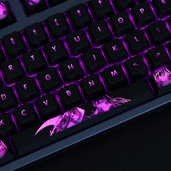 Backlit Engage Kiss Keycaps Set Anime Kisara Waifu - Keysium