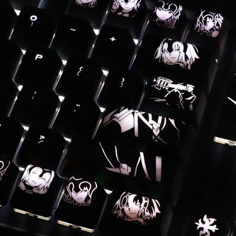 Backlit Fate Grand Order Keycaps Set Jeanne Alter - Keysium