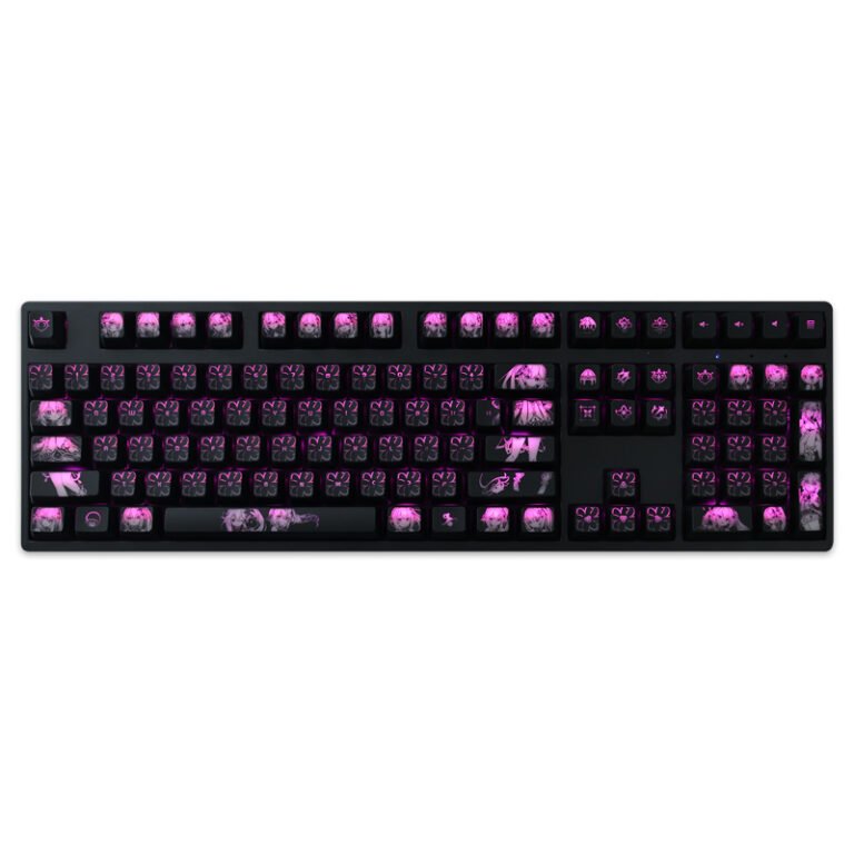 Backlit Genshin Impact Keycaps Set Game Nahida Anime - Keysium