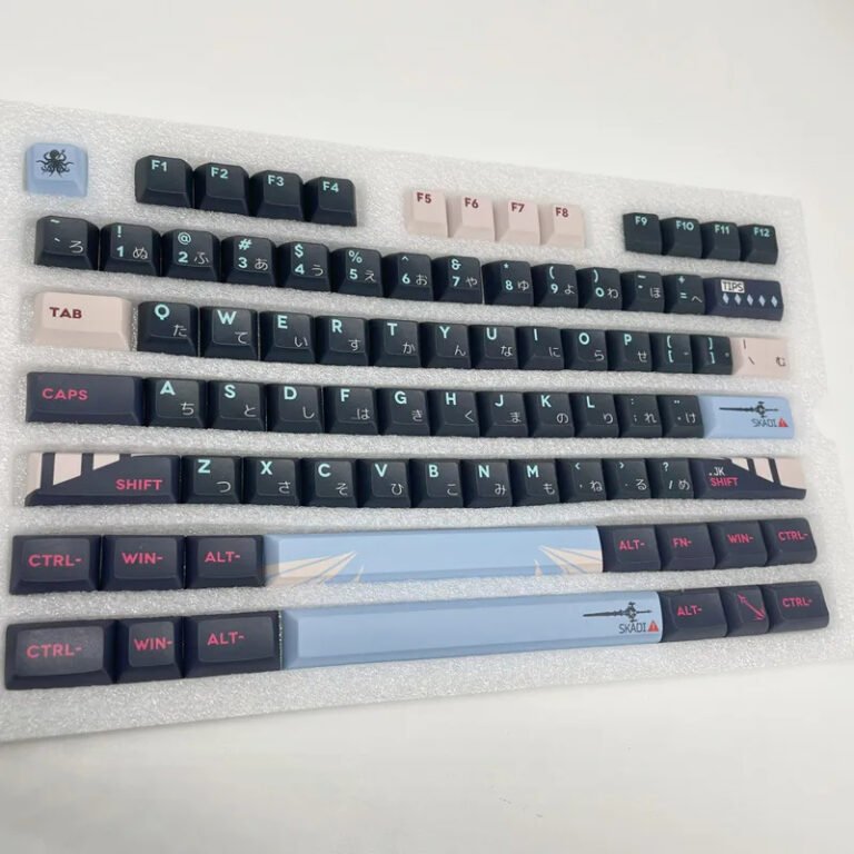 Arknights Game Skadi Keycaps Set Japanese Black - Keysium