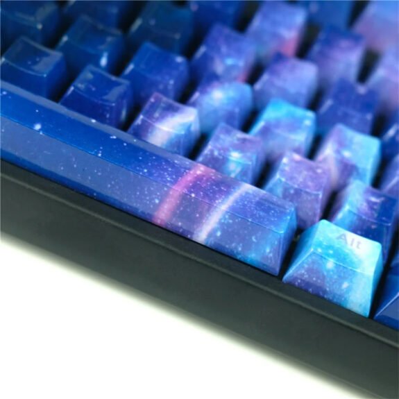 Backlit Blue Starry Night Sky Keycaps Set ABS - Keysium