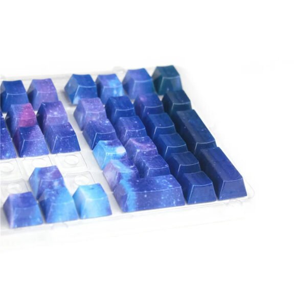 Backlit Blue Starry Night Sky Keycaps Set ABS - Keysium