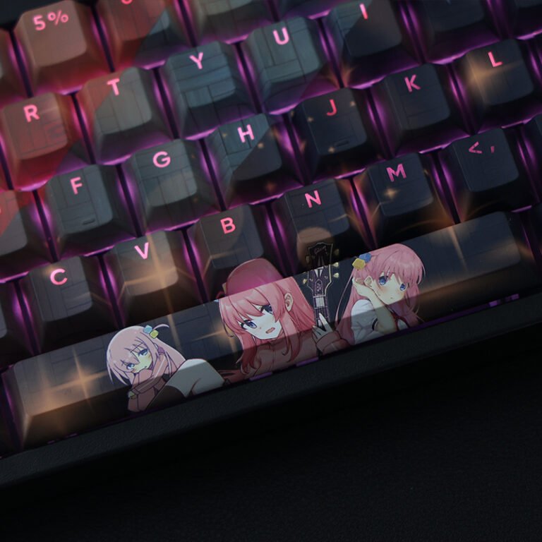 Bocchi The Rock Keycaps Set Anime Hitori Backlit - Keysium