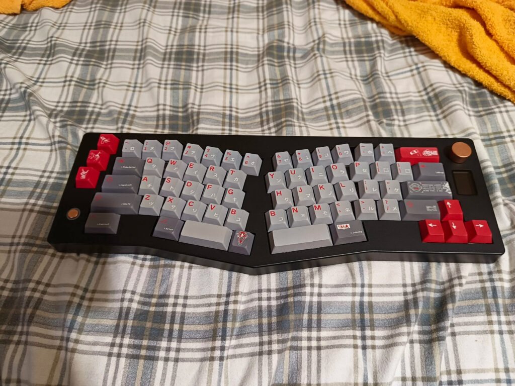 Cyberpunk Samurai Keycaps Set Japanese Red - Keysium