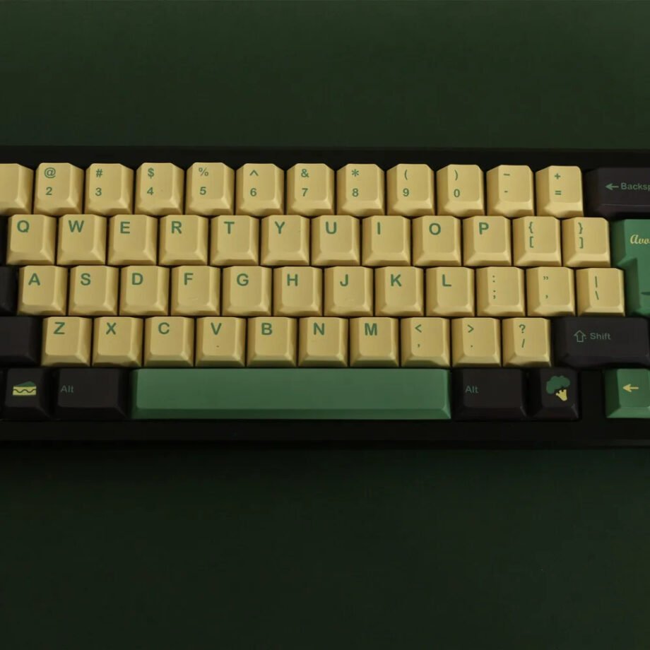 GMK Clone Avocado Keycaps Set Green PBT - Keysium