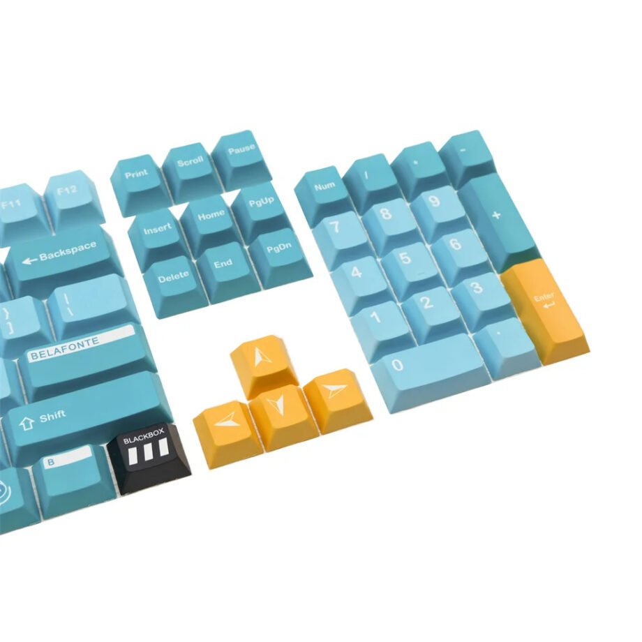 GMK Clone Belafonte Keycaps Set PBT Blue - Keysium