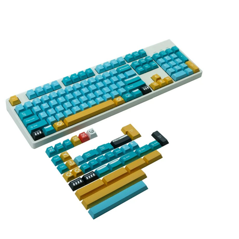 GMK Clone Belafonte Keycaps Set PBT Blue - Keysium