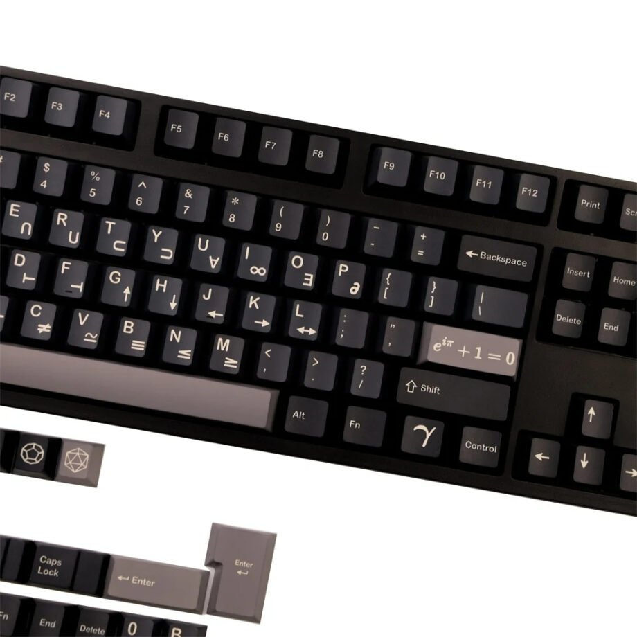 GMK Clone Euler Keycaps Set Maths Grey PBT - Keysium