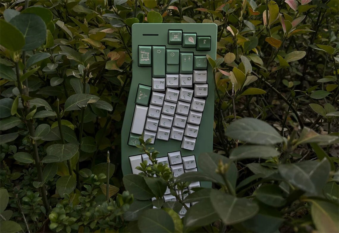 Genshin Impact Nahida Keycaps Set Green PBT - Keysium