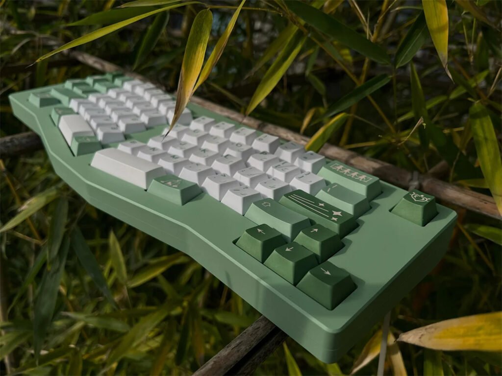 Genshin Impact Nahida Keycaps Set Green PBT - Keysium