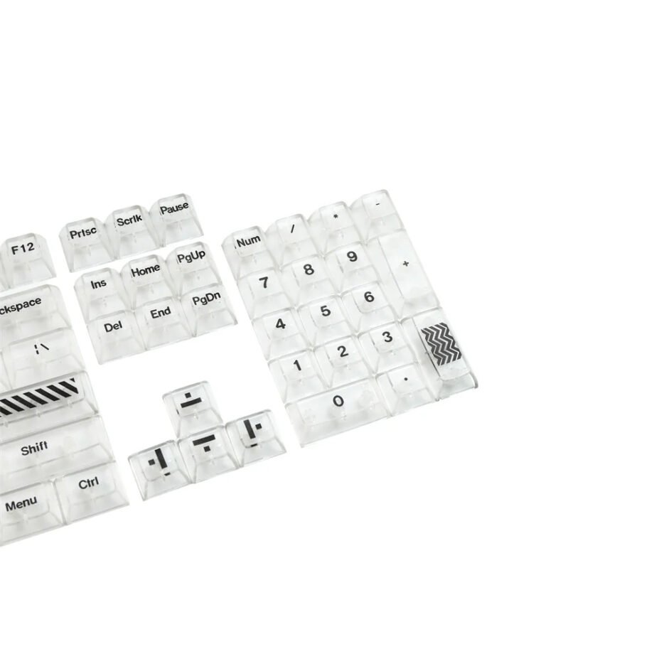 See Through Transparent Keycaps Set Backlit - Keysium