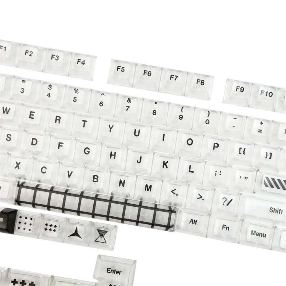 See Through Transparent Keycaps Set Backlit - Keysium