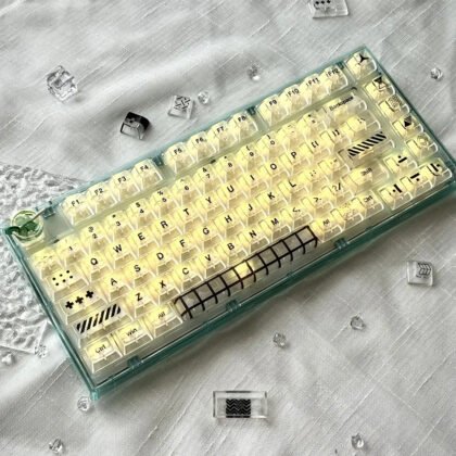 See Through Transparent Keycaps Set Backlit - Keysium