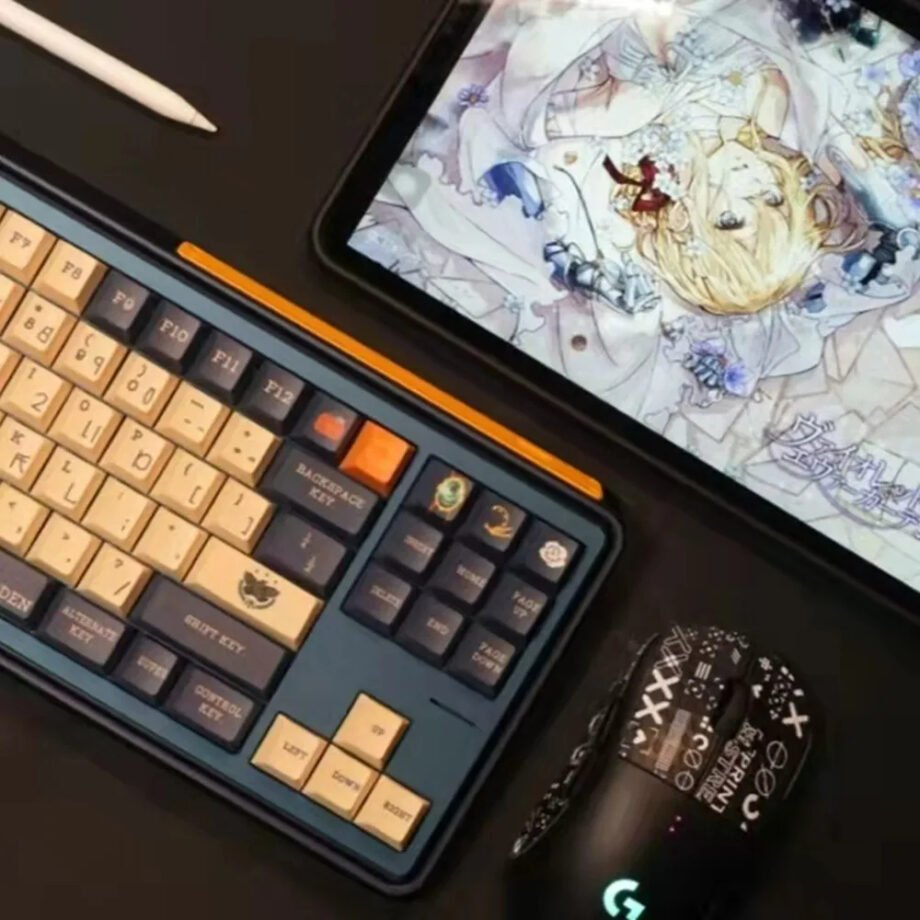 Violet Evergarden Keycaps Set Anime Nunkish PBT - Keysium